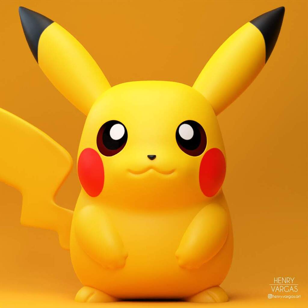 Pikachu - ZBrushCentral
