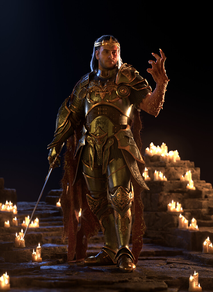 Infected king - ZBrushCentral