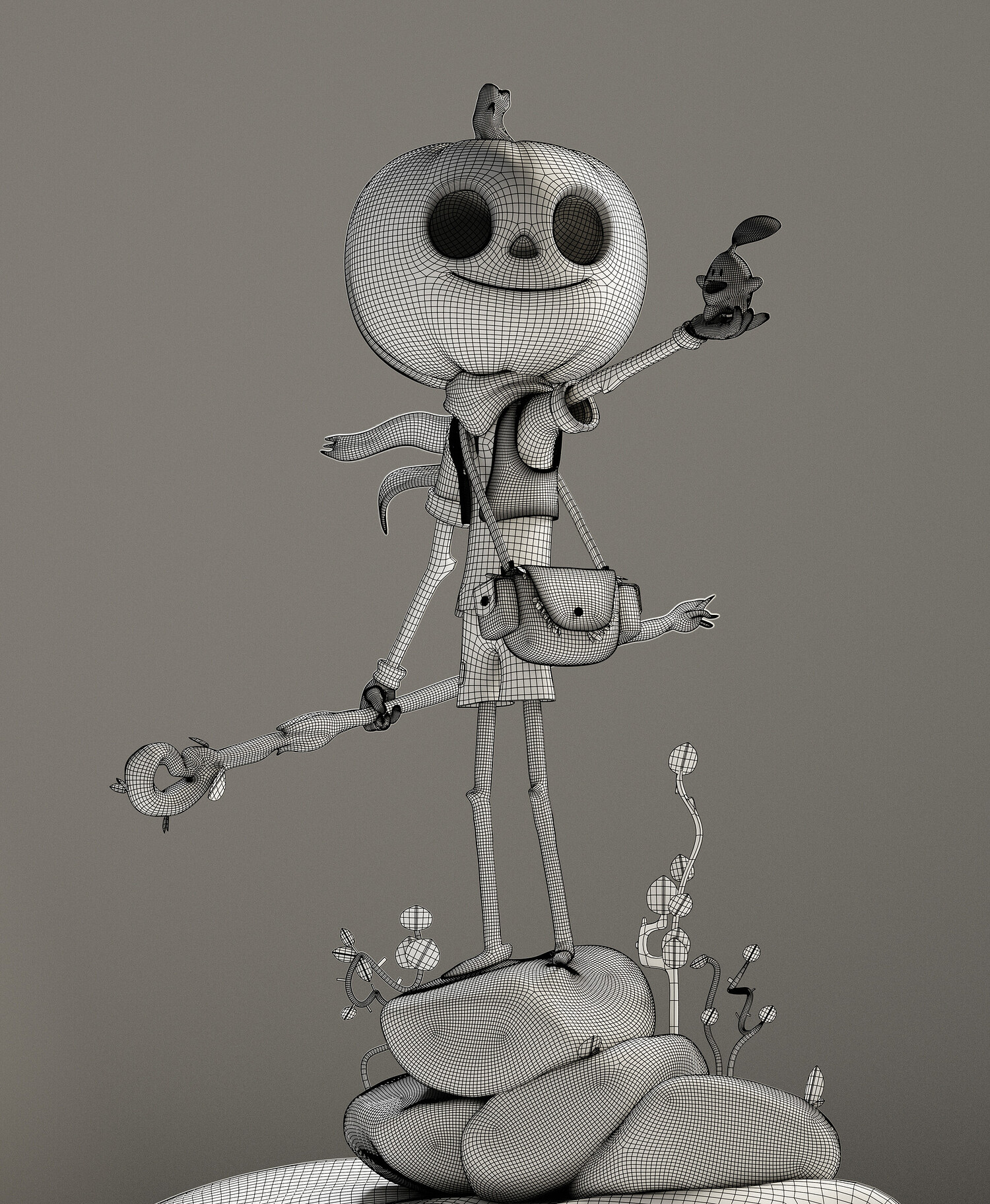 Pumpkin Wizard! - ZBrushCentral