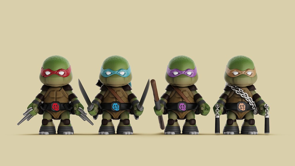 TMNT - fan art - ZBrushCentral