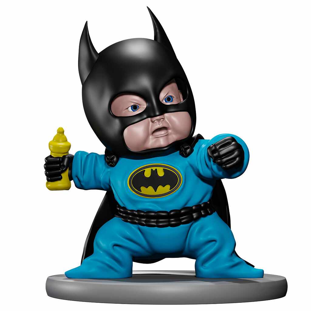 BATMAN - CHIBI BAT BABY BOY - ZBrushCentral