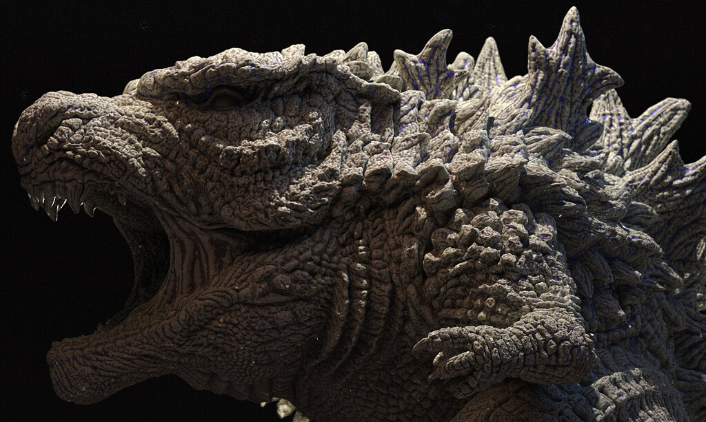 Godzilla fan art - ZBrushCentral