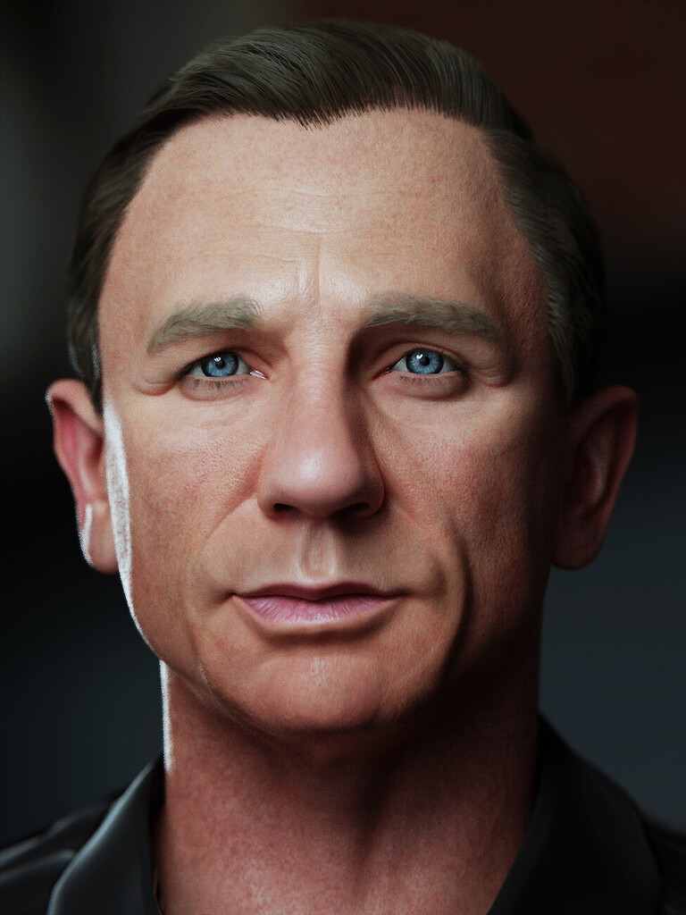 Daniel Craig (Blender Cycles) - ZBrushCentral