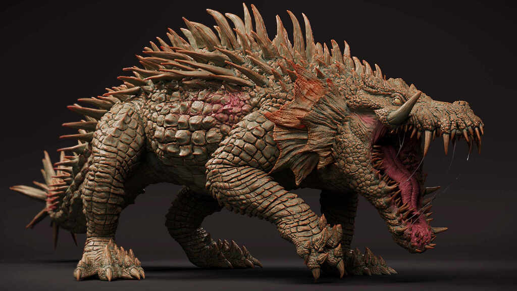 Lizzie (Rampage ) - ZBrushCentral