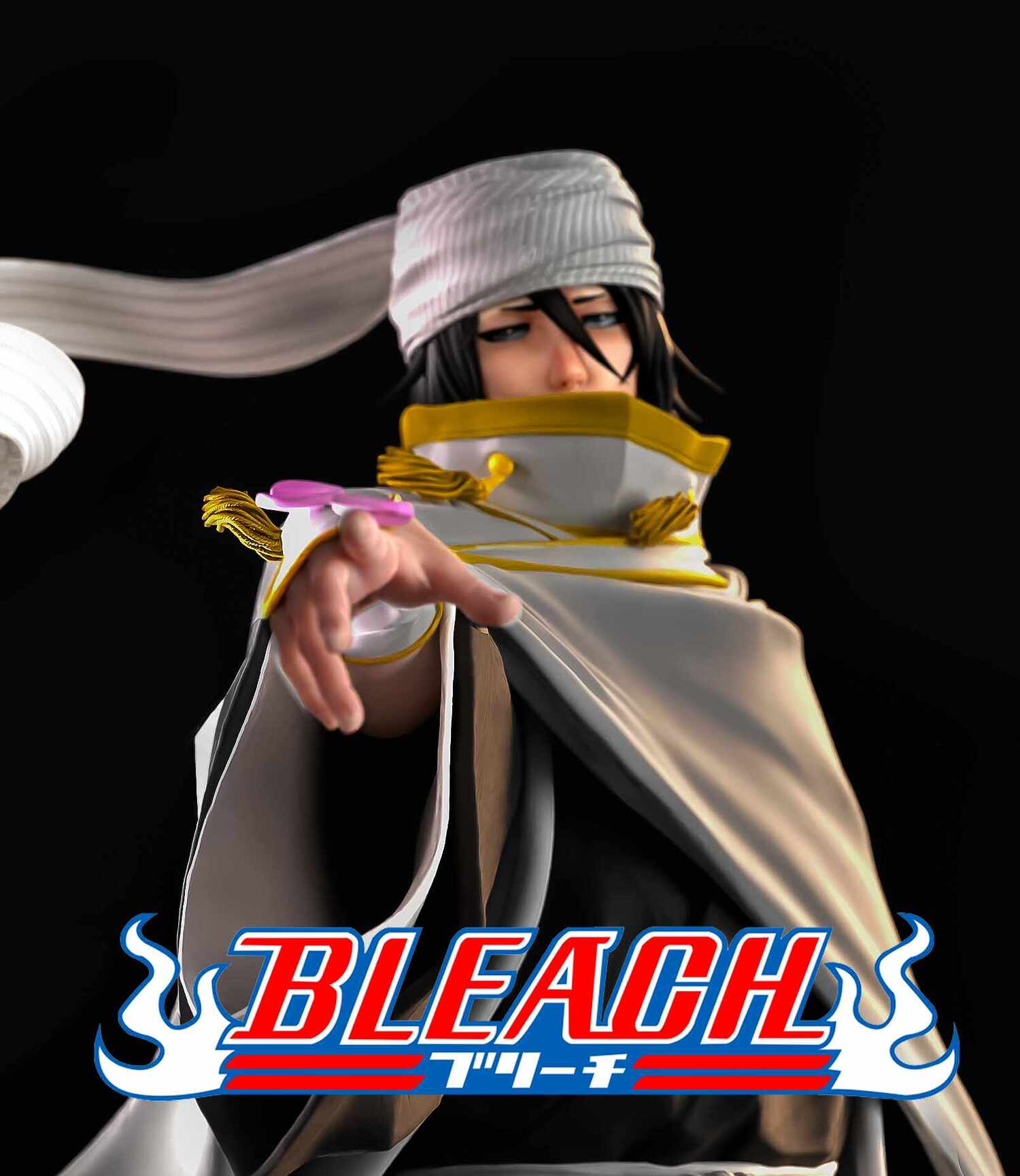 Kuchiki Byakuya - Bleach statue - ZBrushCentral
