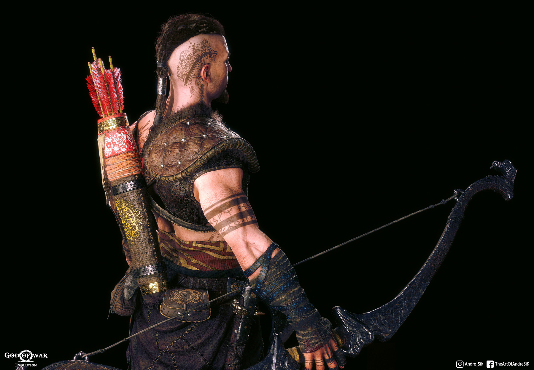 God Of War Evolution - Atreus fanart - ZBrushCentral