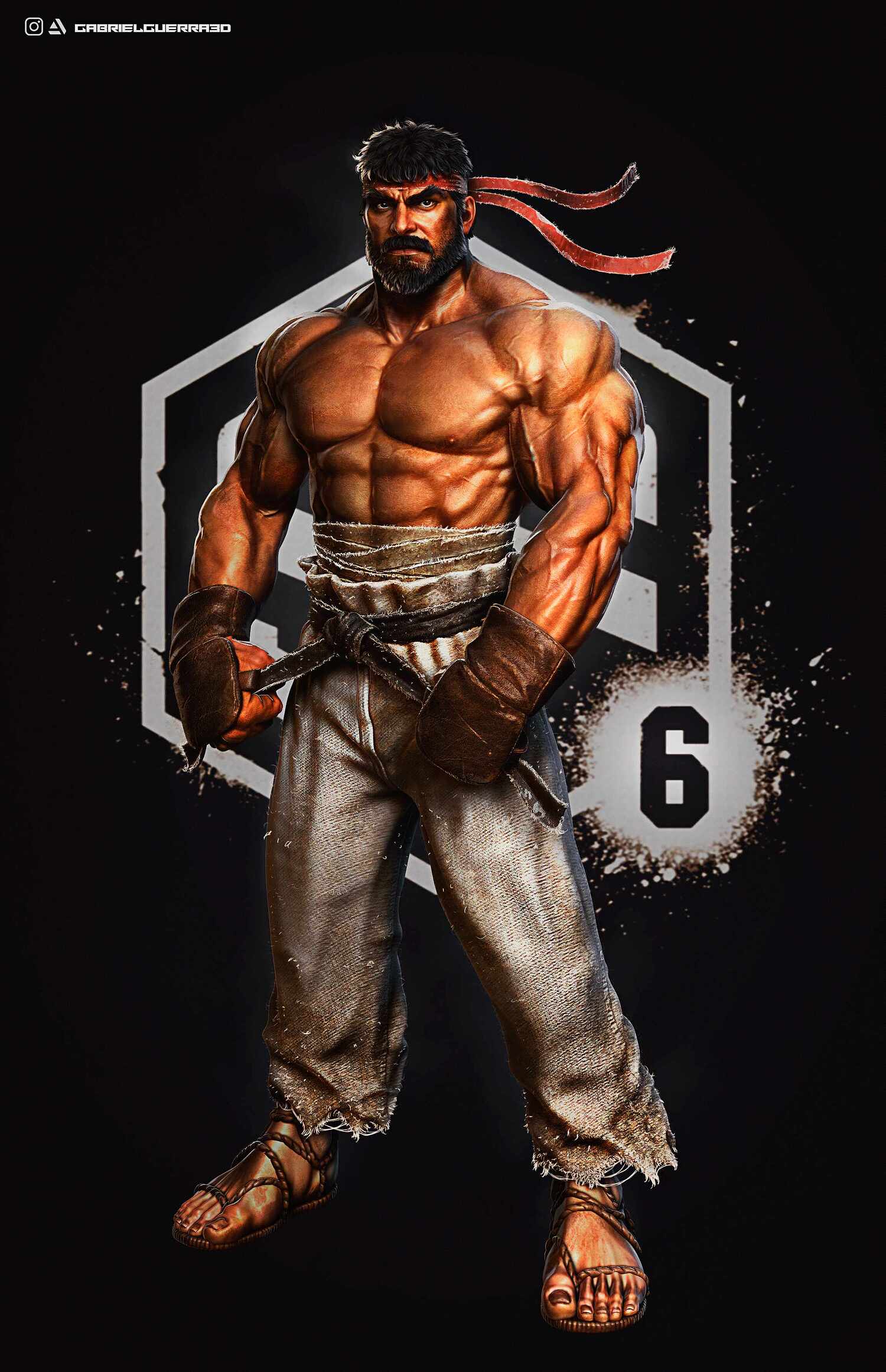 Ryu Street Fighter 6 Fanart - ZBrushCentral
