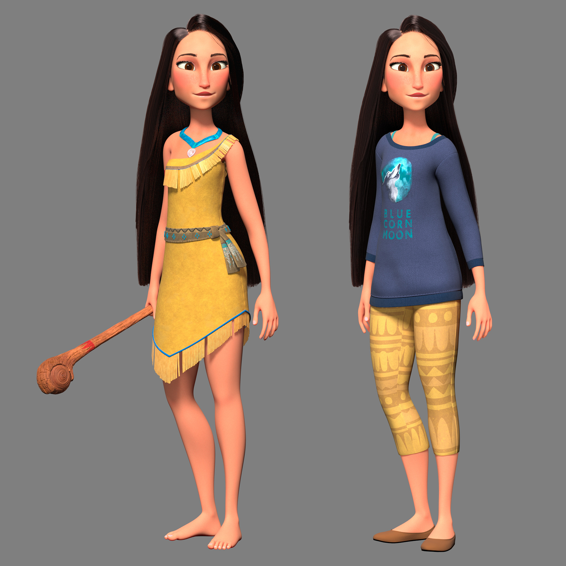 Pocahontas ( Fan art from Ralph Breaks the internet) - ZBrushCentral