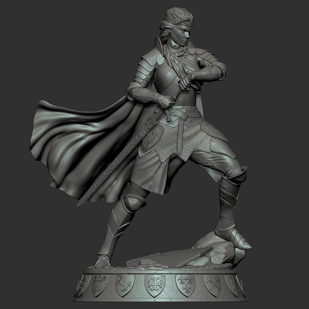 Queen Meve - the witcher universe - ZBrushCentral