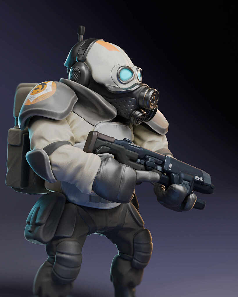 Stylized Combine Ordinal - ZBrushCentral