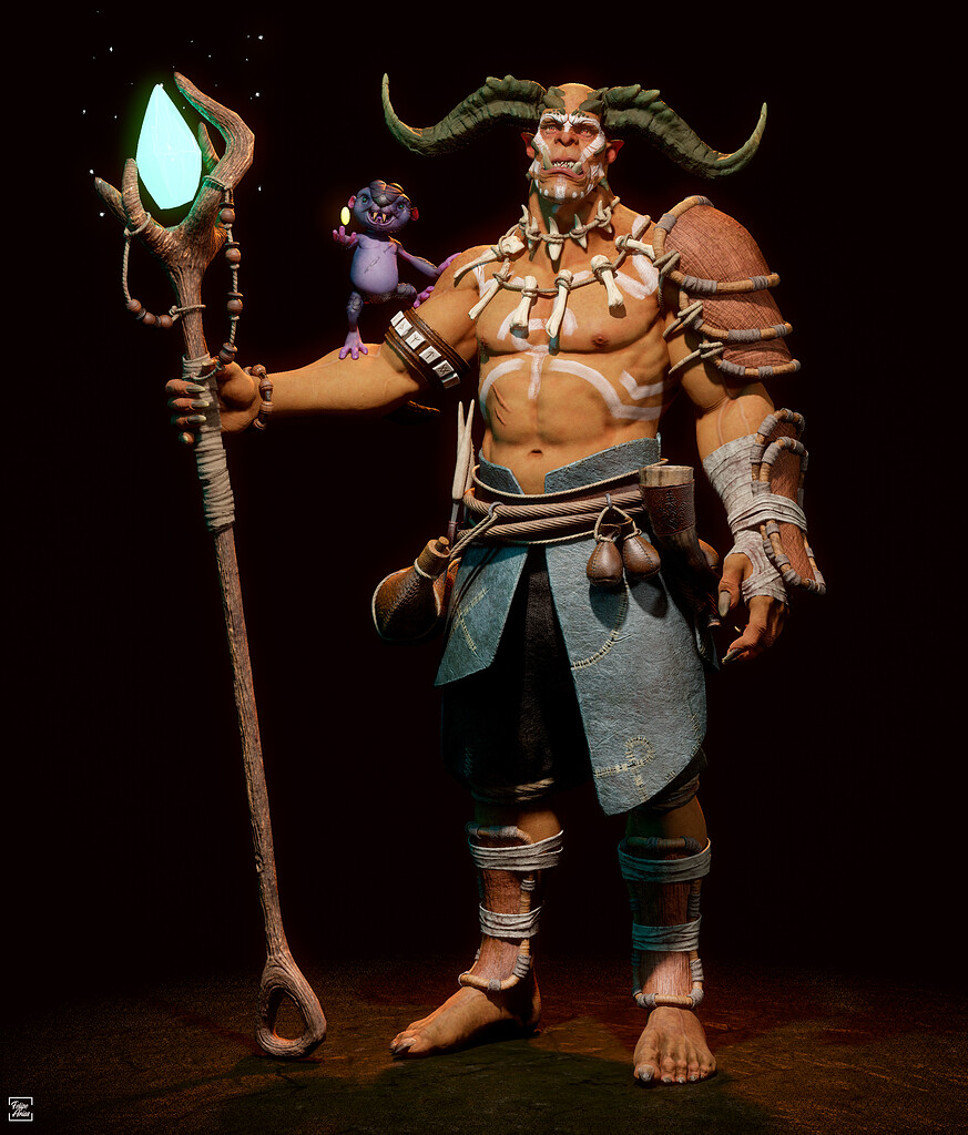 Krull - The Shaman - ZBrushCentral