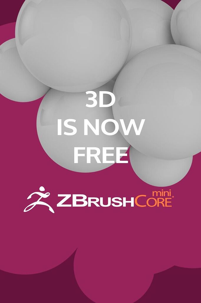 Introducing ZBrushCoreMini -- Your FREE Digital Sculpting Option ...