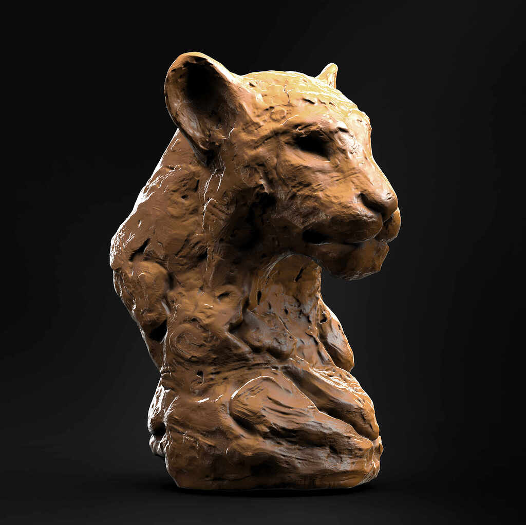 Clay Lion - ZBrushCentral