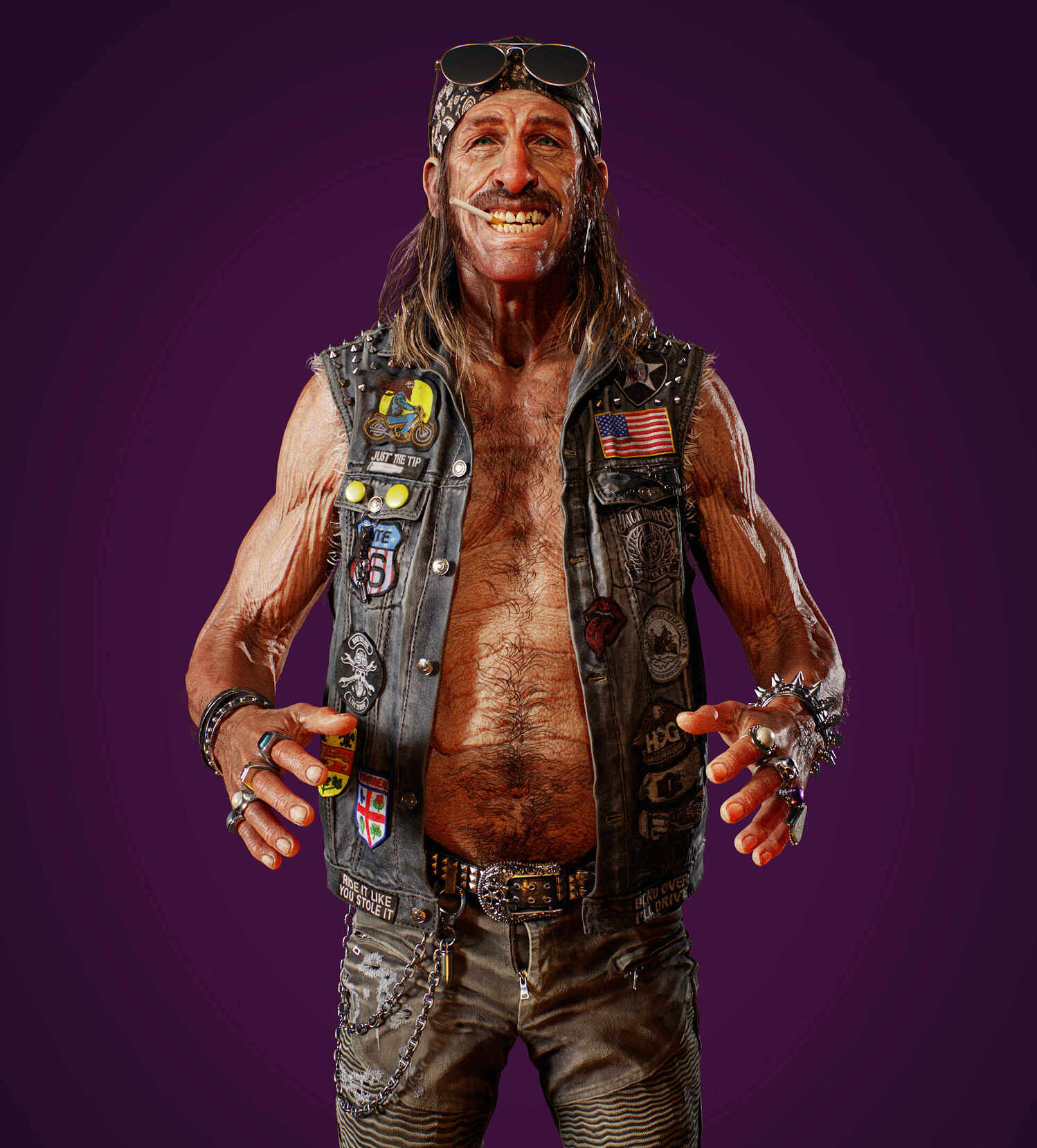 Ernie Ray Clementine from 'Scumbag' - ZBrushCentral