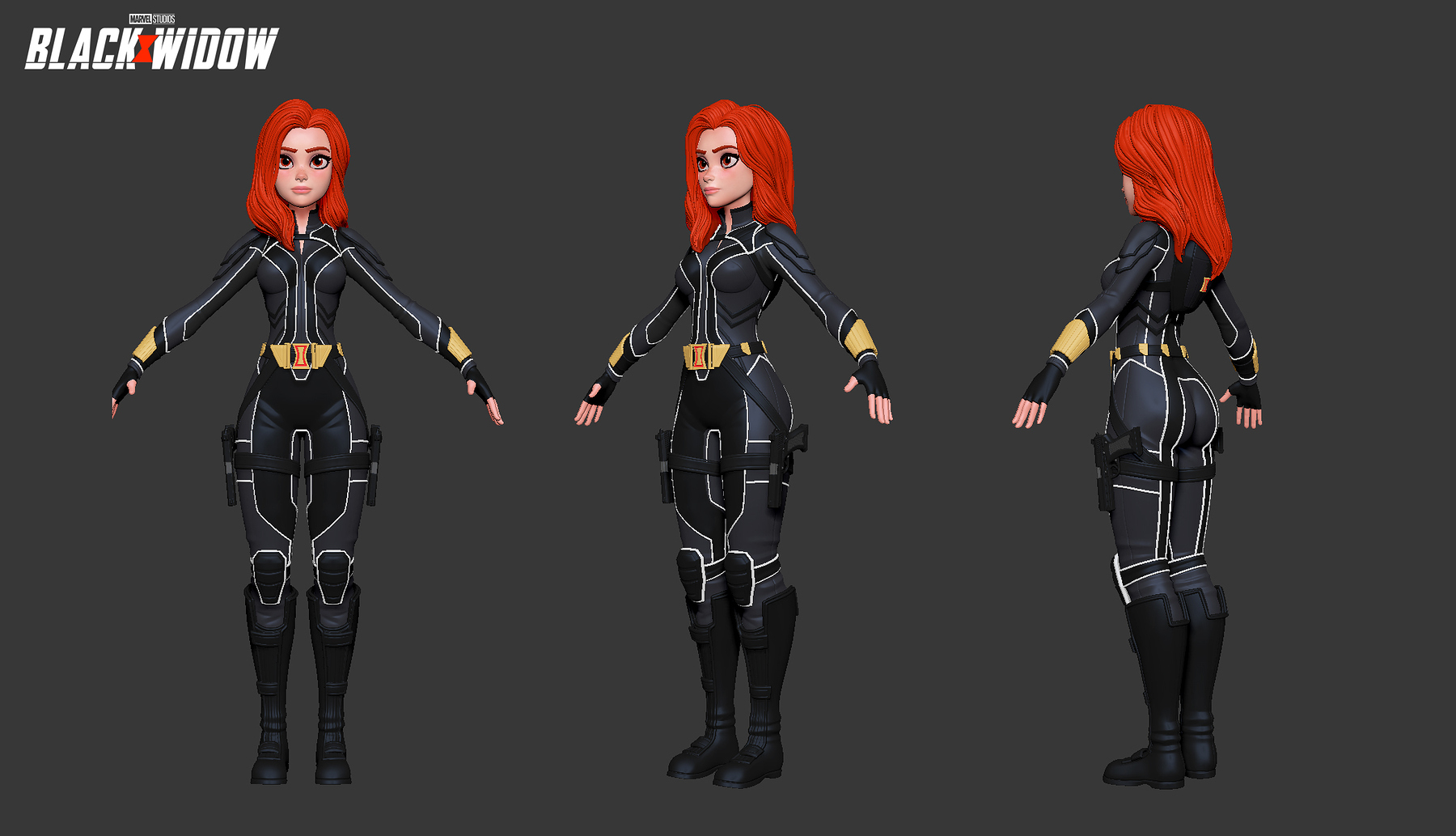 Black Widow fan art - ZBrushCentral