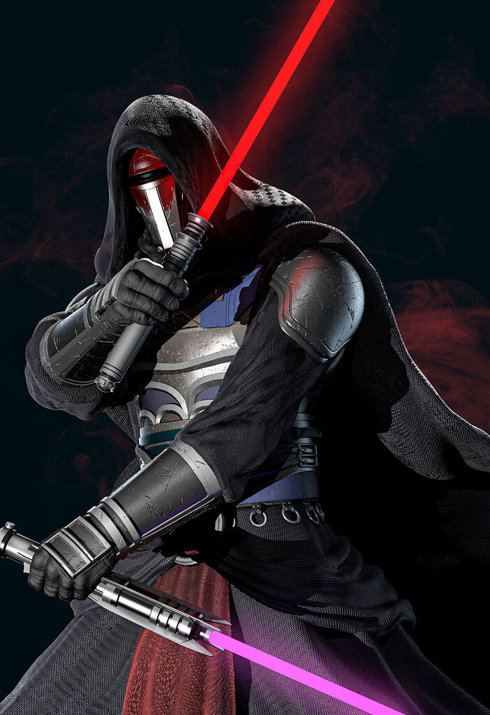 Darth Revan Statue - ZBrushCentral