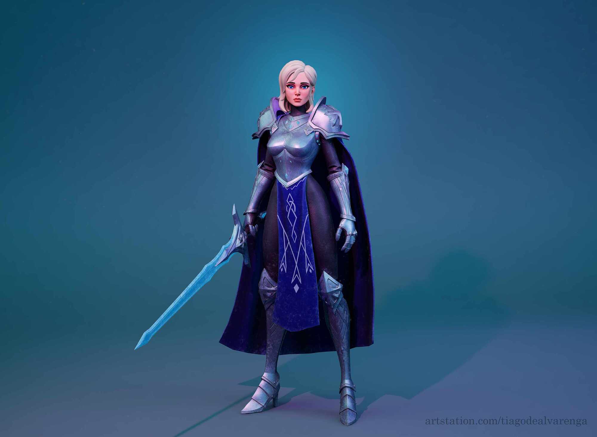Frozen Knight Elsa - ZBrushCentral
