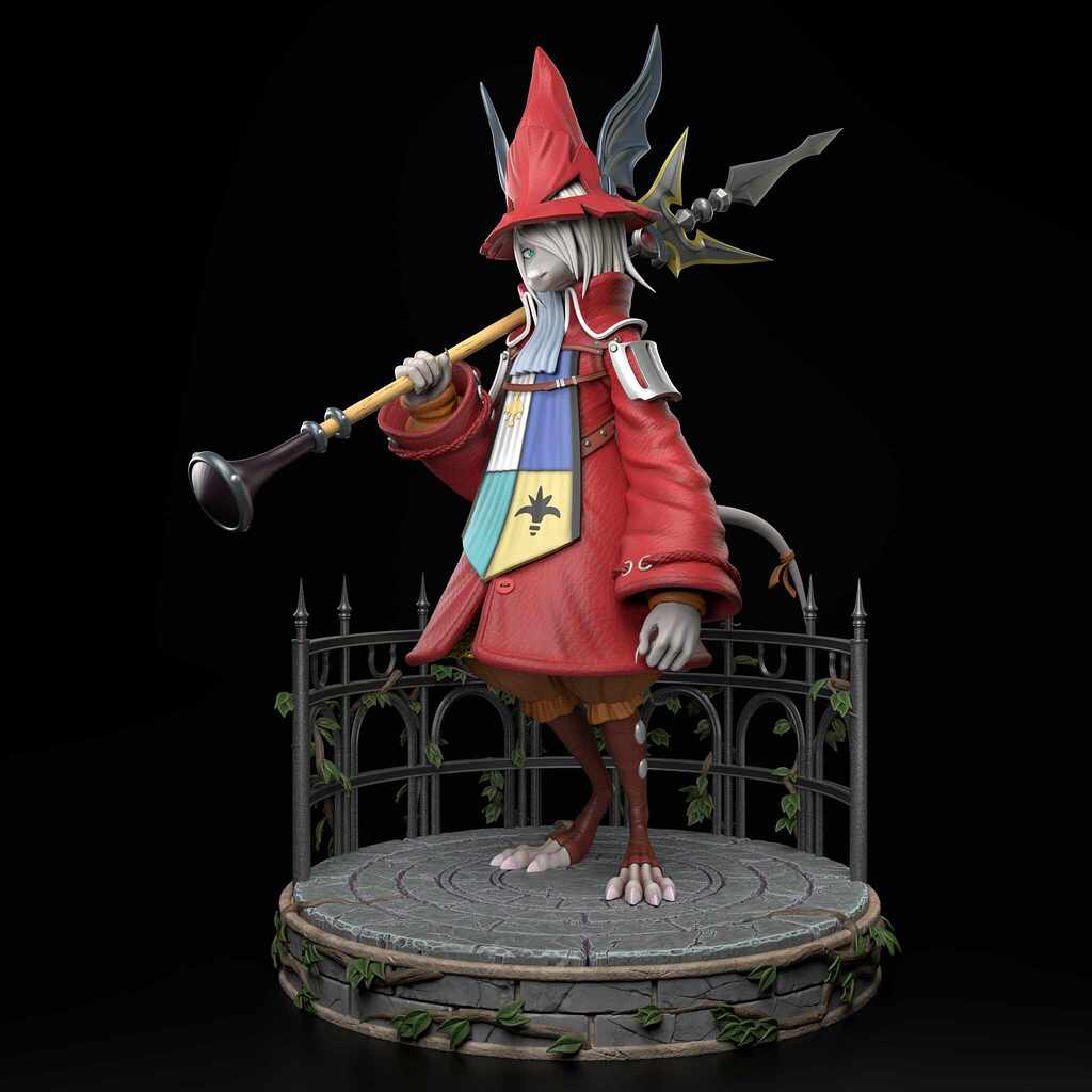 Freya Final Fantasy IX - ZBrushCentral
