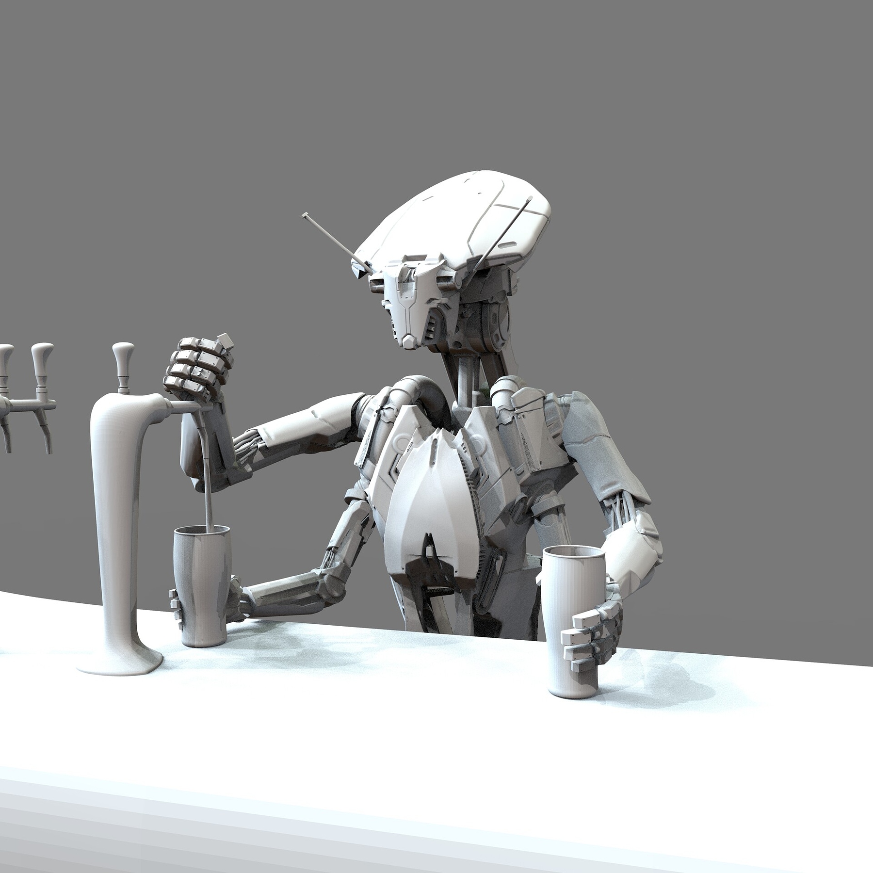 March of Robots Zbrush Sculpts - ZBrushCentral