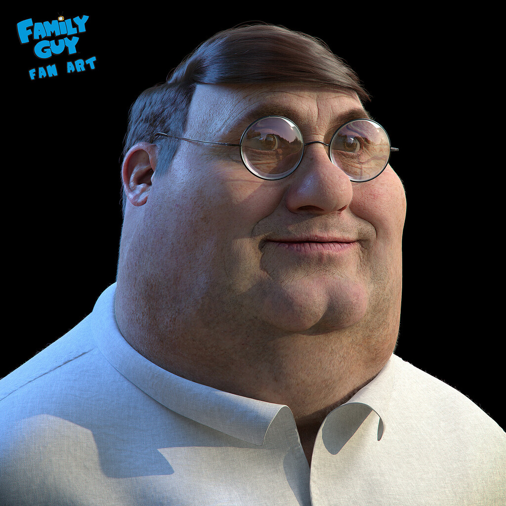 Family Guy - Fan Art - Peter Griffin - ZBrushCentral