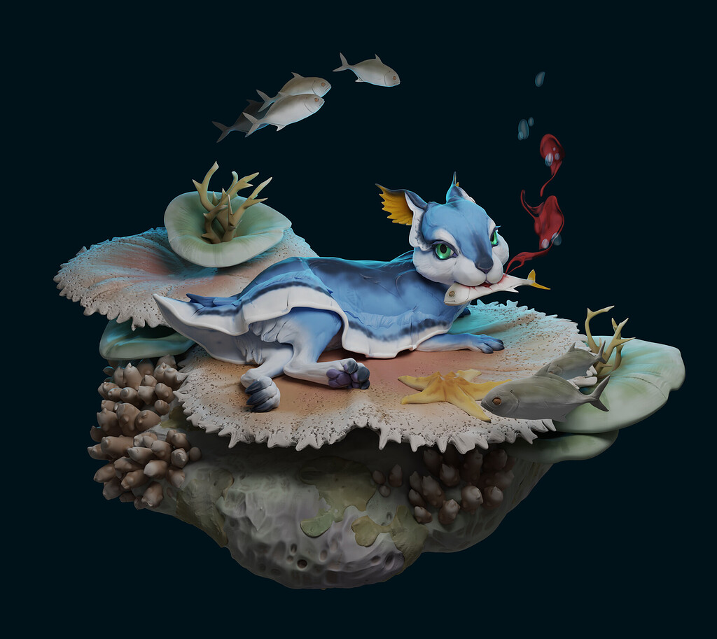 Sea rabbit for the New Year - ZBrushCentral