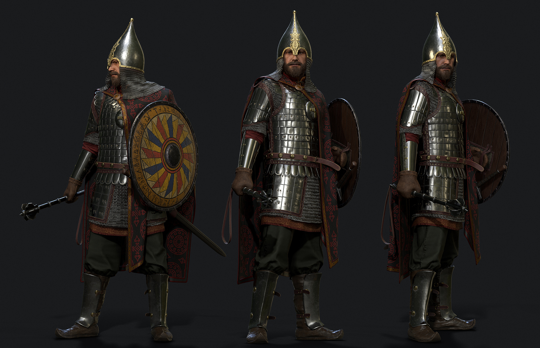 XIV Century Rus Noble Warrior - ZBrushCentral