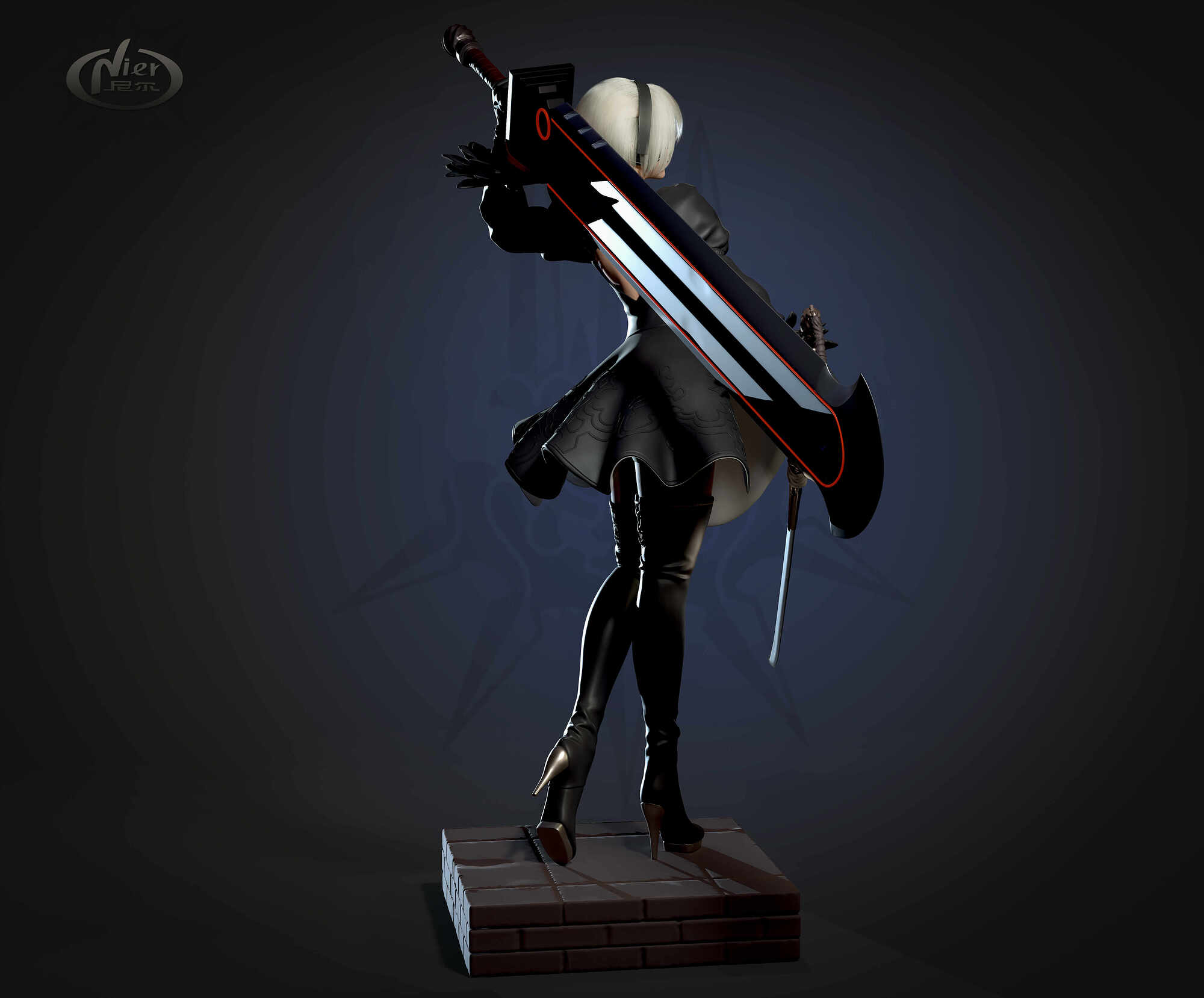 YoRHa No.2B - ZBrushCentral