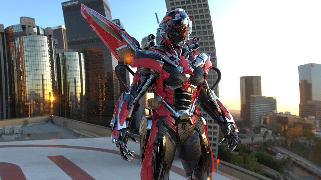 Wasp Exoskeleton Combat Suit V2 - ZBrushCentral