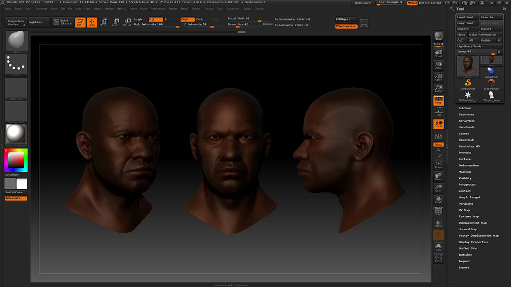 Erwan Davisseau (alias Air0ne) Experiments - ZBrushCentral