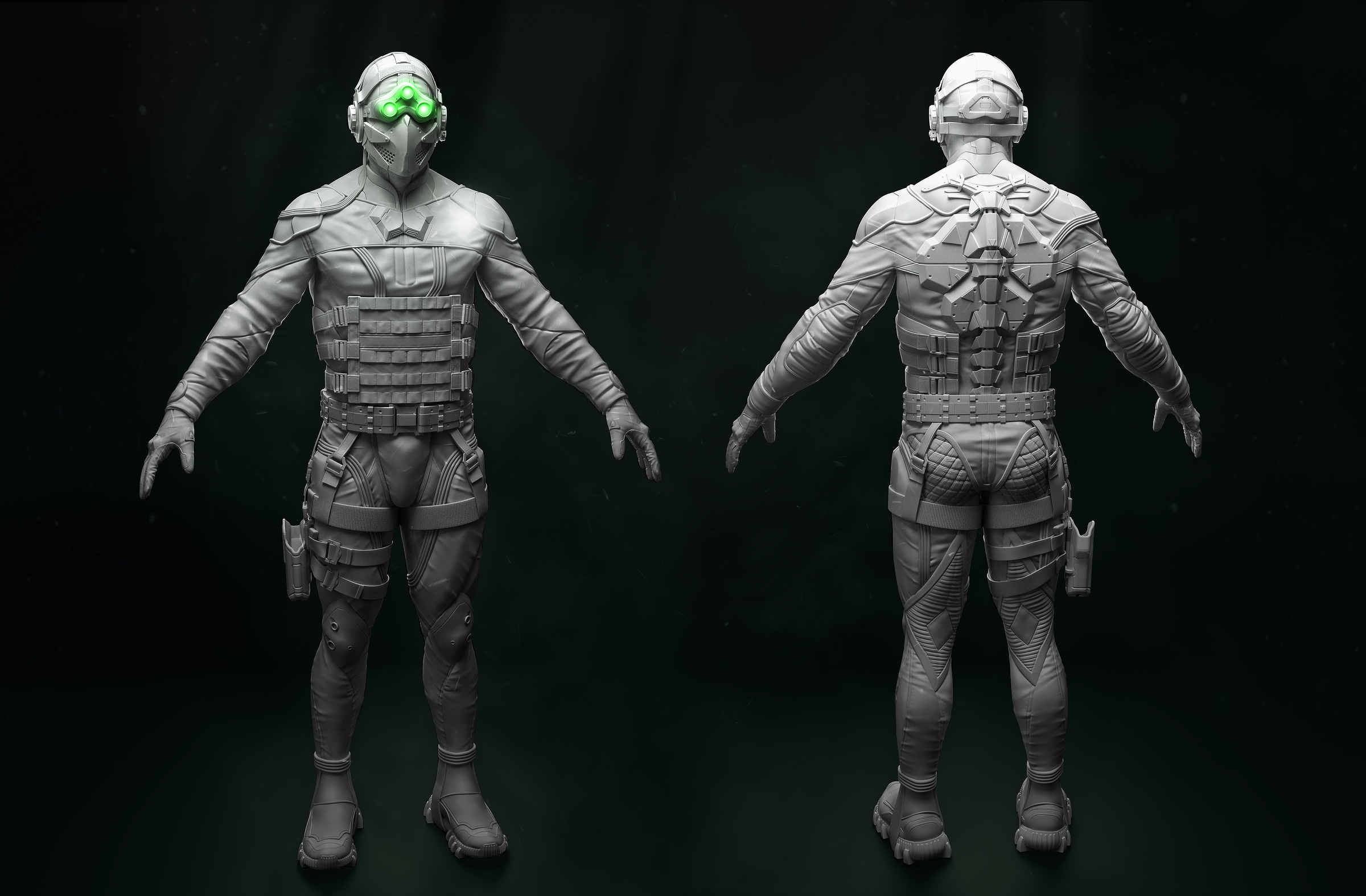 Sam Fisher - ZBrushCentral