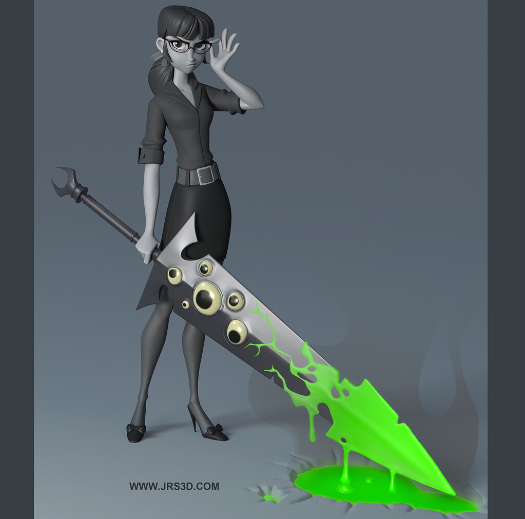 Toxic sword-Serge Birault Fan Art - ZBrushCentral