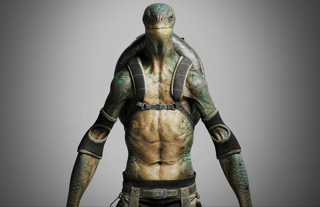 Turtle buddy - Unreal Engine - ZBrushCentral