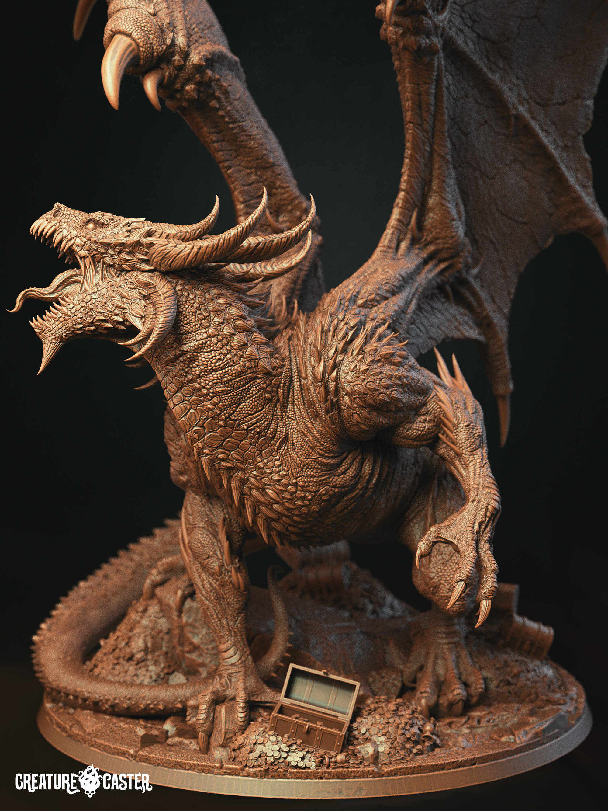 Warrior Dragon (Creature Caster) Miniature - ZBrushCentral