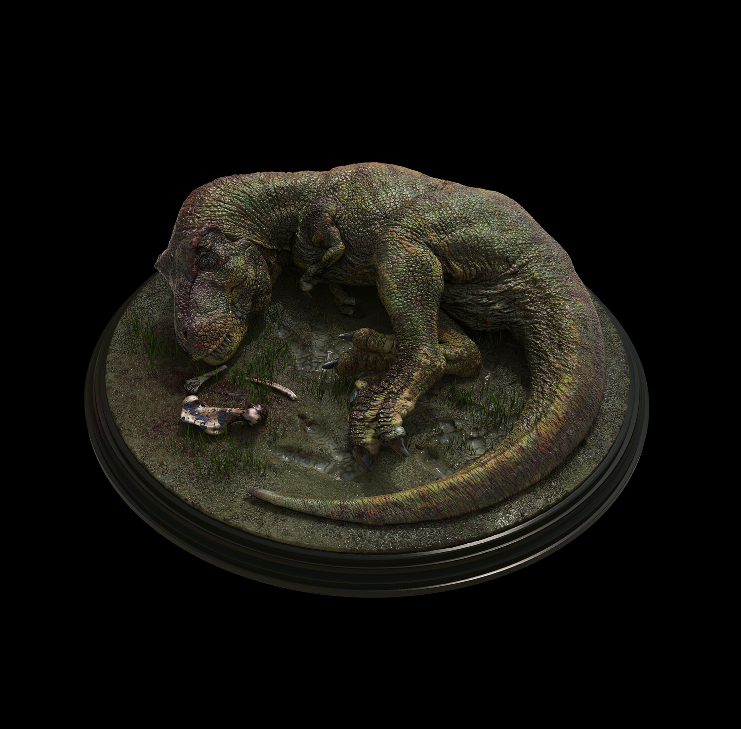 Sleeping T-rex - ZBrushCentral