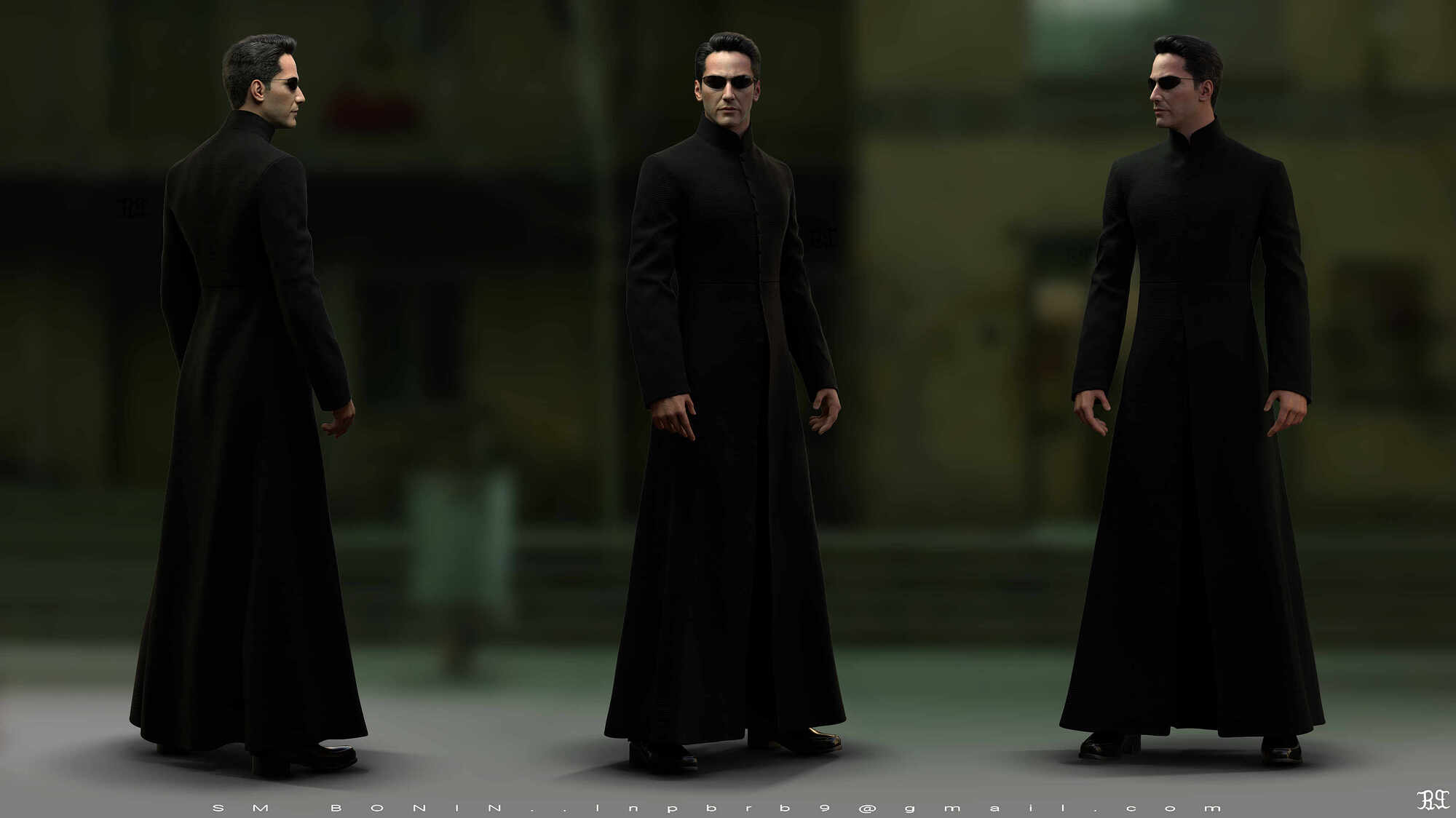 Neo (Keanu reeves) The Matrix - ZBrushCentral