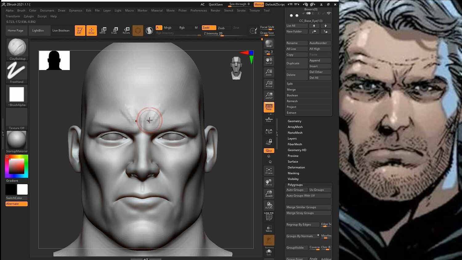 Project: The Red Batman (From the Flash Paradox universe) - ZBrushCentral