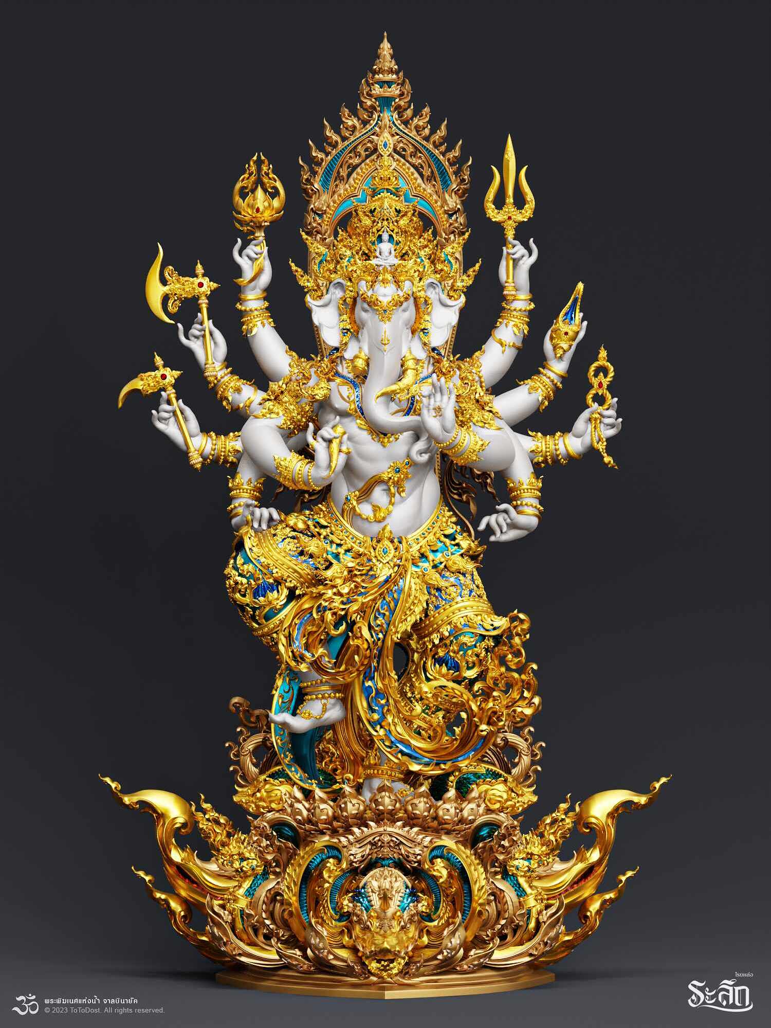 Ganesha "Jal Binayak" - ZBrushCentral