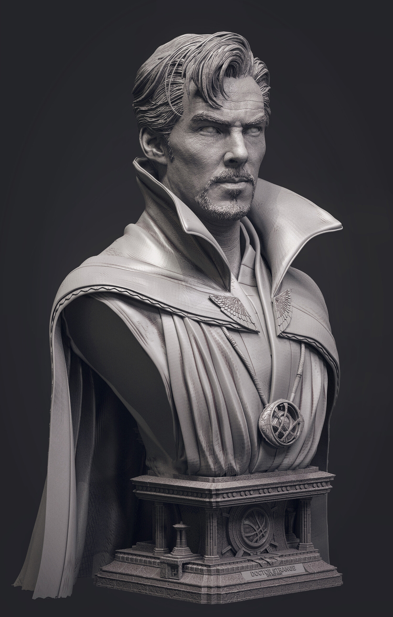 DOCTOR STRANGE LIFE-SIZE BUST - ZBrushCentral