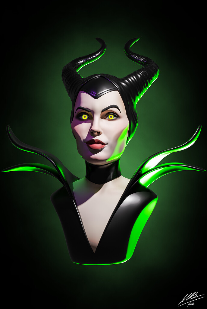 Maleficent - fan art - ZBrushCentral