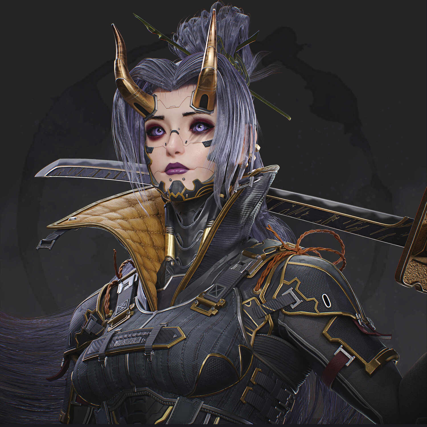 kunoichi-female-ninja-zbrushcentral