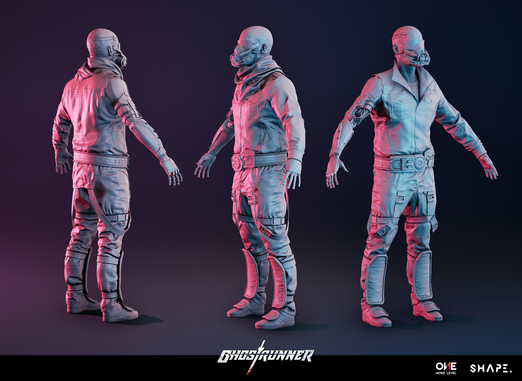 Ghostrunner Characters - ZBrushCentral