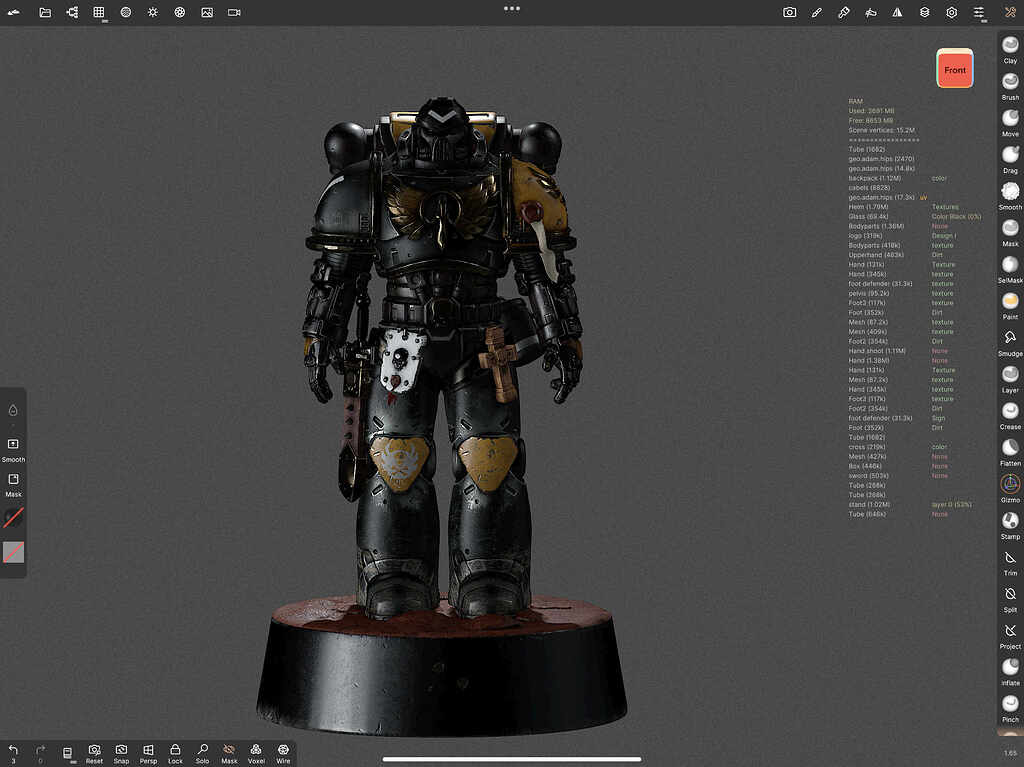 RaZum Nomad Sculpt (IPAD) Artworks - ZBrushCentral