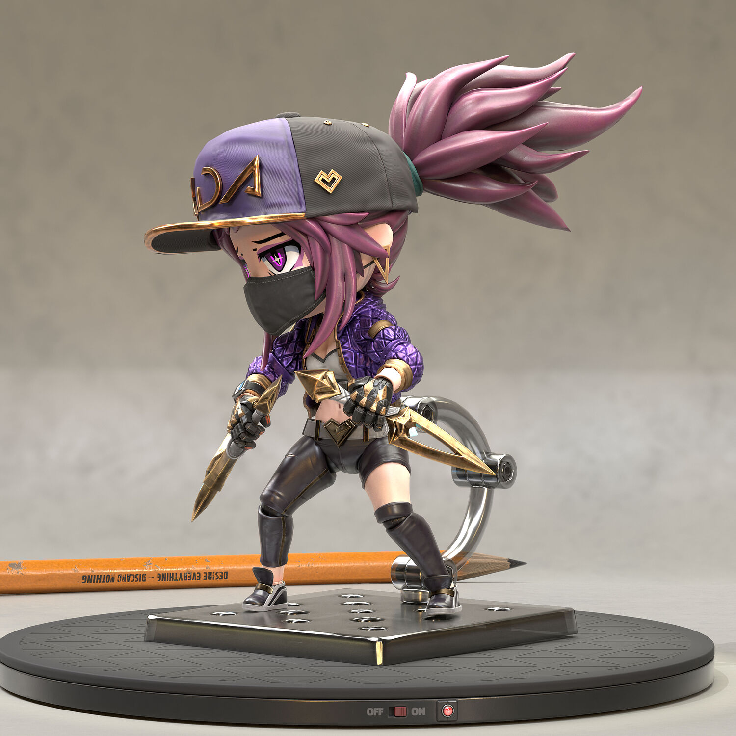 Pop Star KDA Akali fan art_League of Legends - ZBrushCentral