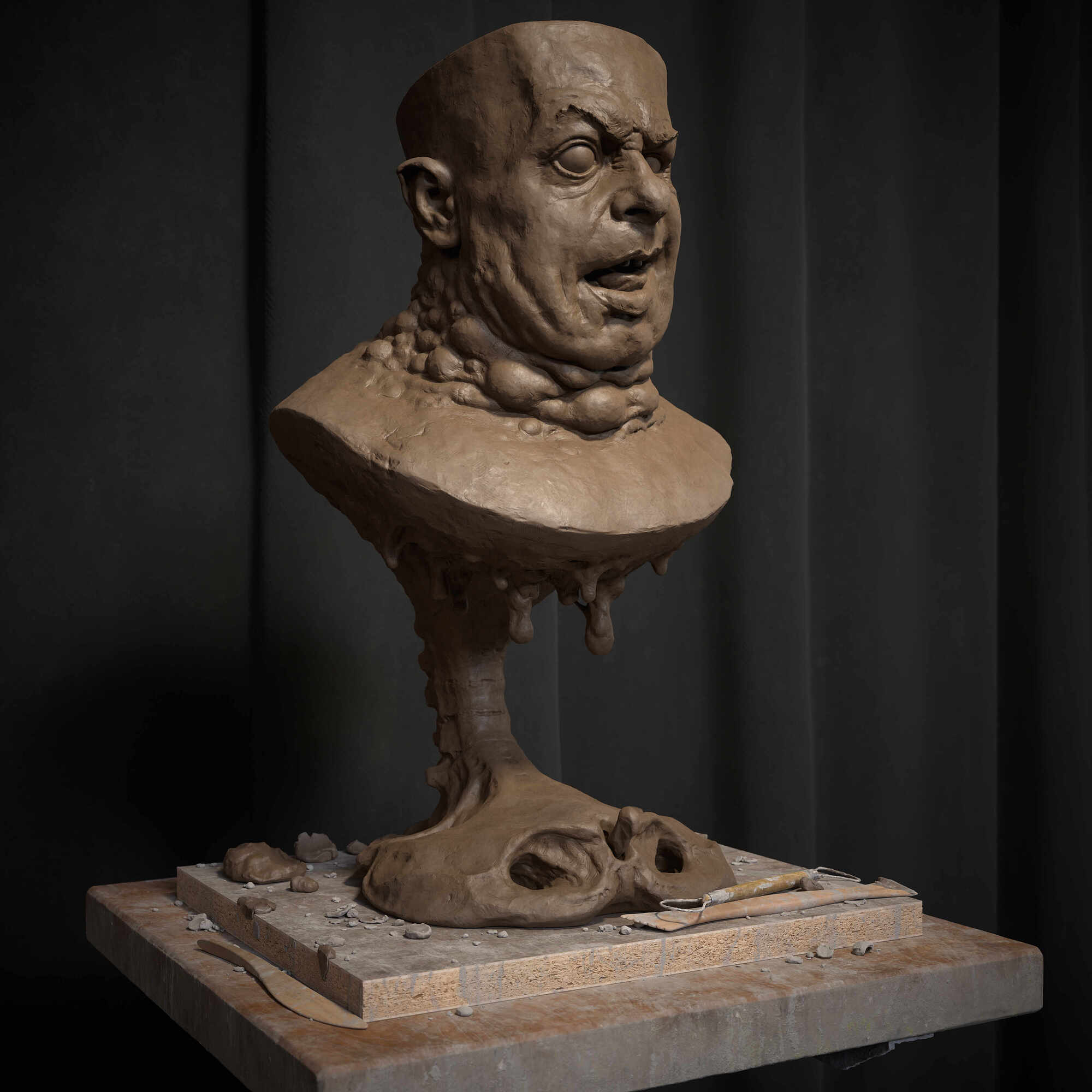 Vampire bust - ZBrushCentral