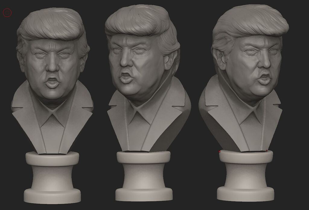 Mr. trump 3d print - ZBrushCentral
