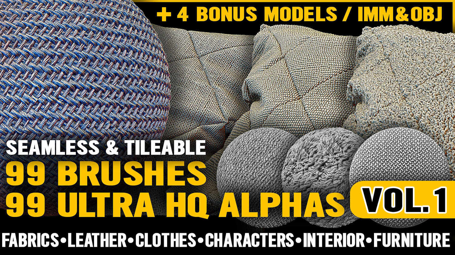 ZBRUSH BRUSHES & ALPHAS - FABRIC (ULTRA HQ) - ZBrushCentral