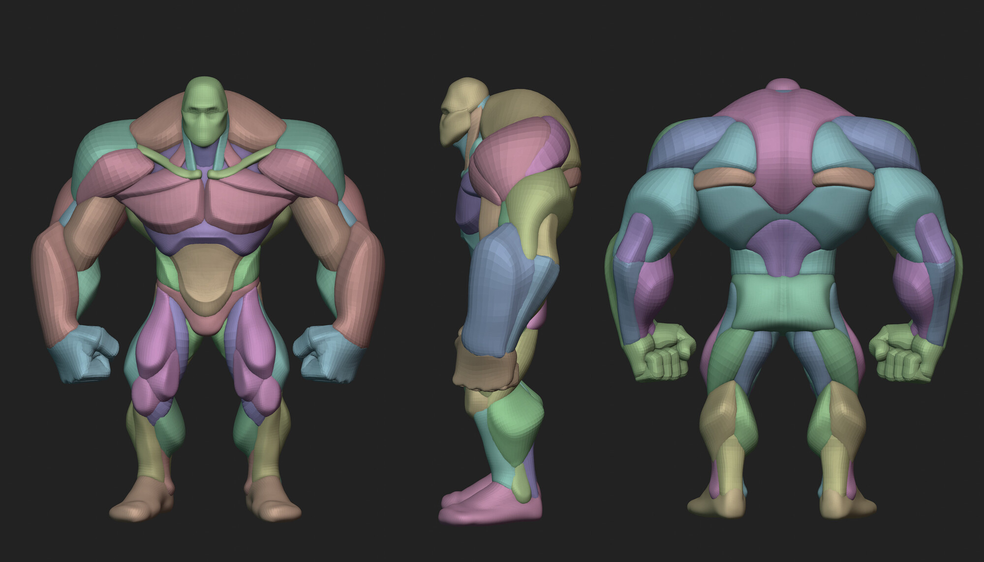 Stylized Anatomy Blockouts - ZBrushCentral