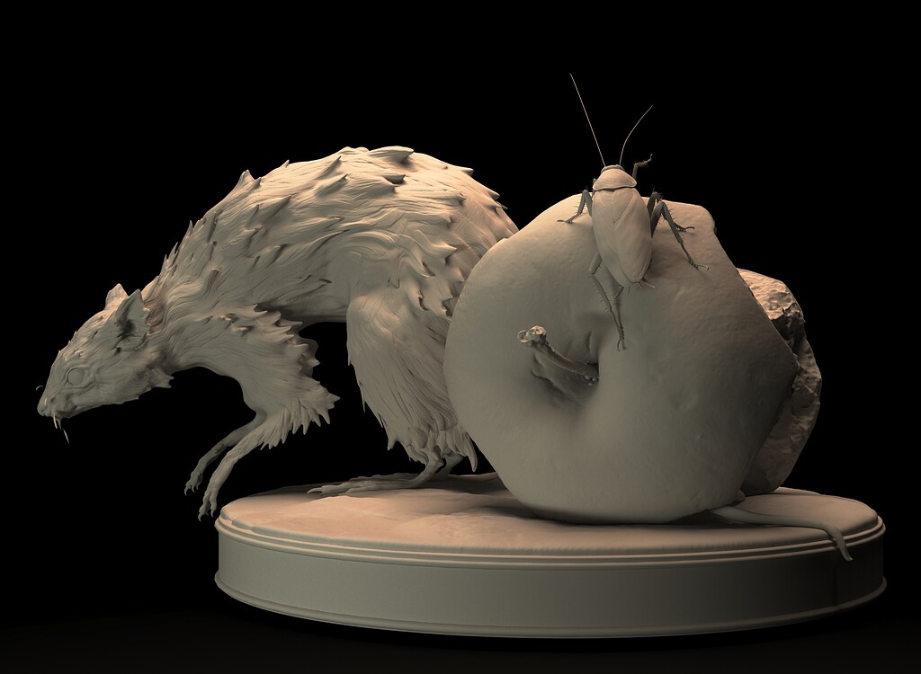 2020 鼠 - ZBrushCentral