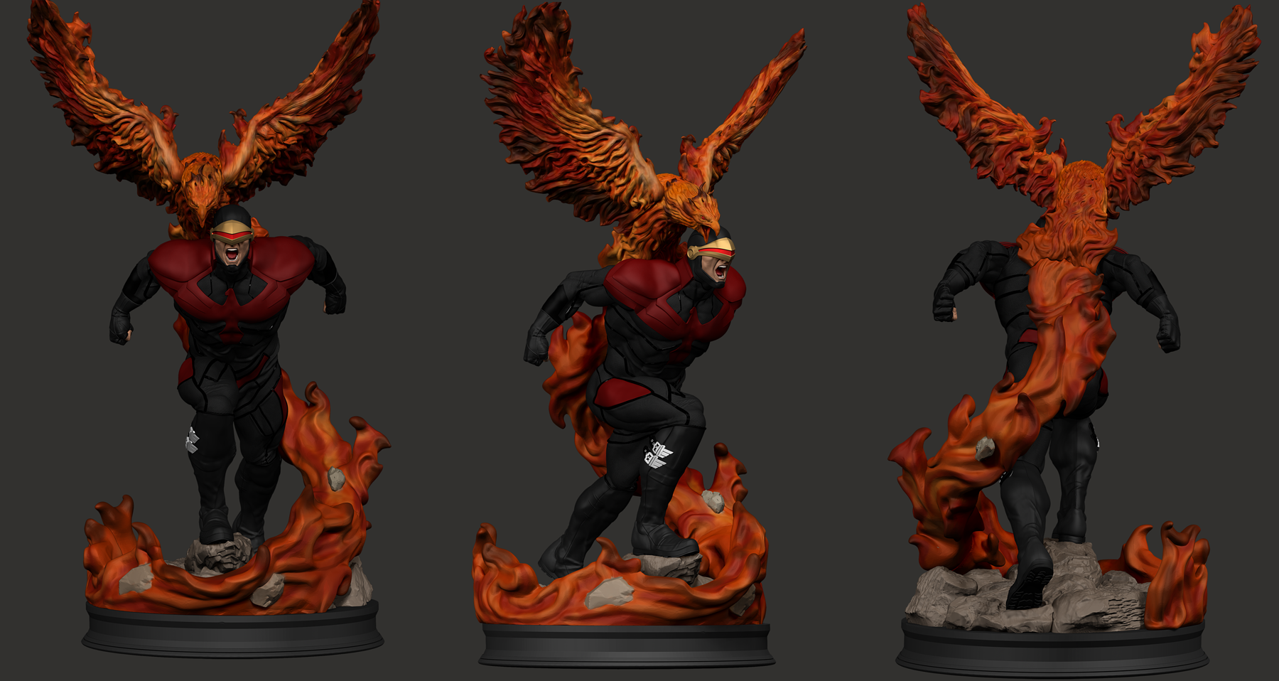 Cyclops phoenix force - ZBrushCentral