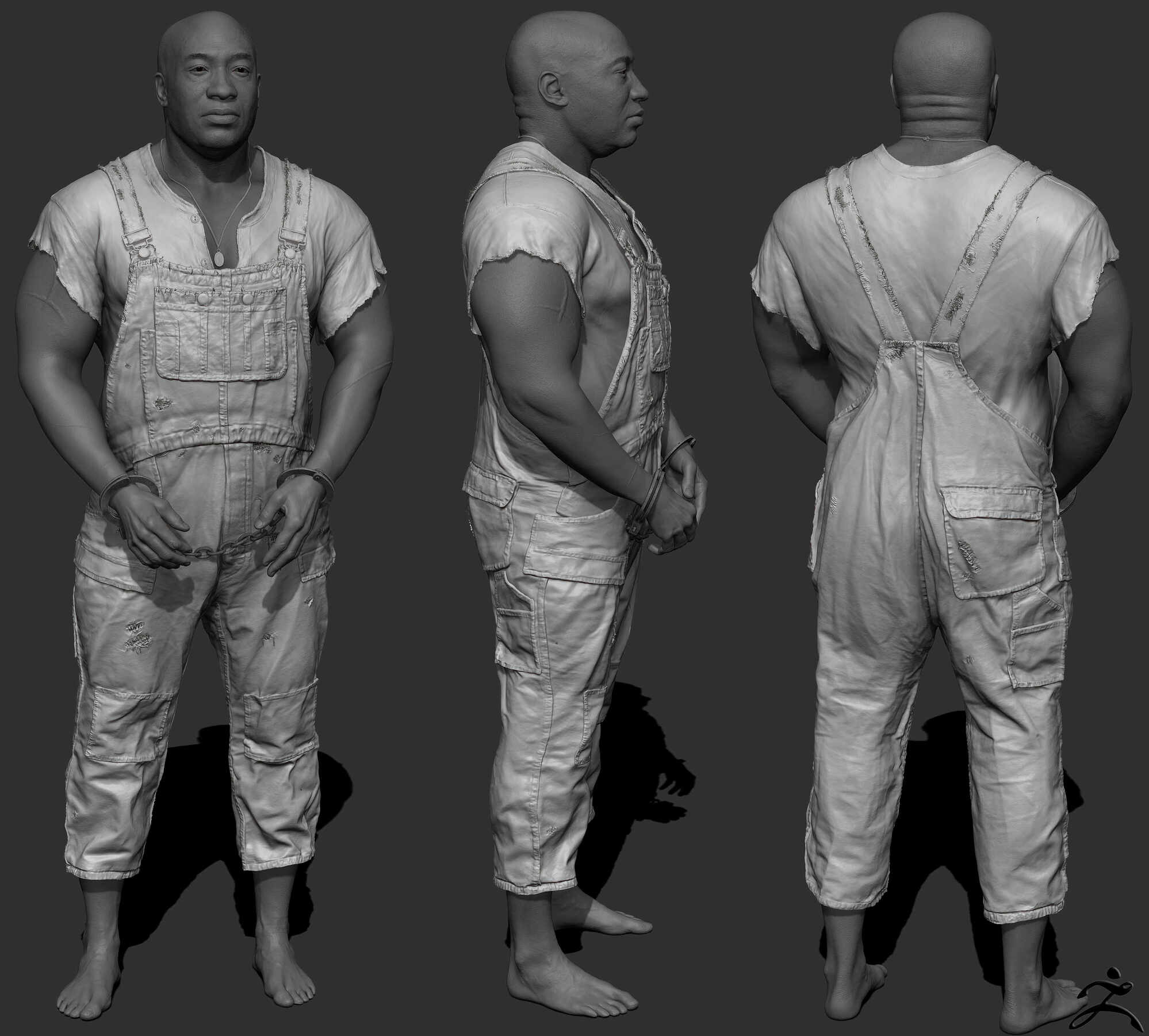 Michael Clark Duncan Likeness Sculpt (The Green Mile) - ZBrushCentral